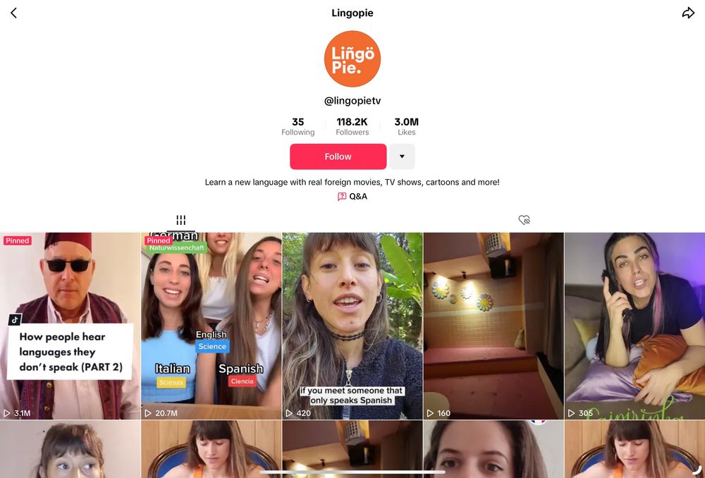 5 Tiktok accounts to Learn Spanish