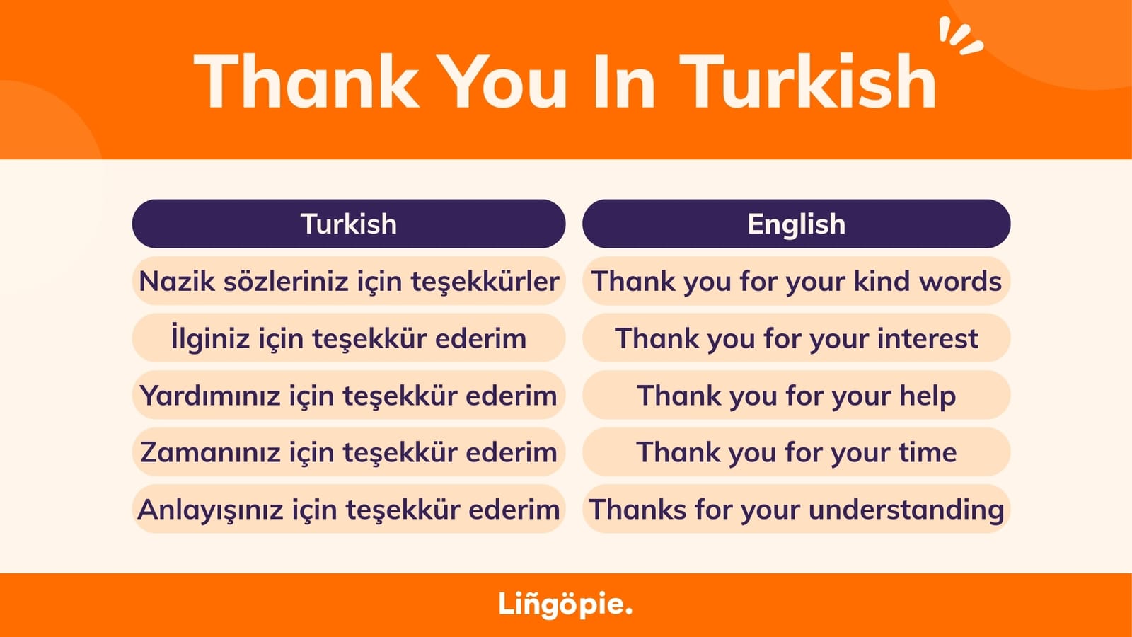15+ Best Ways To Say Thank You In Turkish Language