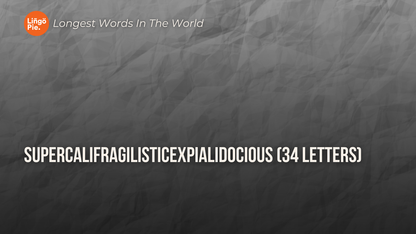 10 Longest Words In The World