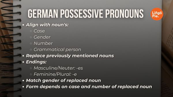 German Possessive Pronouns vs. Possessive Adjectives [Guide]