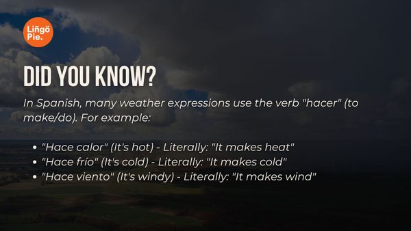 How To Easily Talk About Weather In Spanish