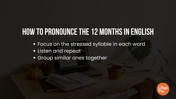 12 Months Of The Year In English: Simplest Guide
