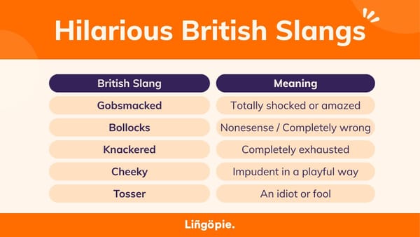 19 Hilarious British Slang Terms to Spice Up Your Vocabulary